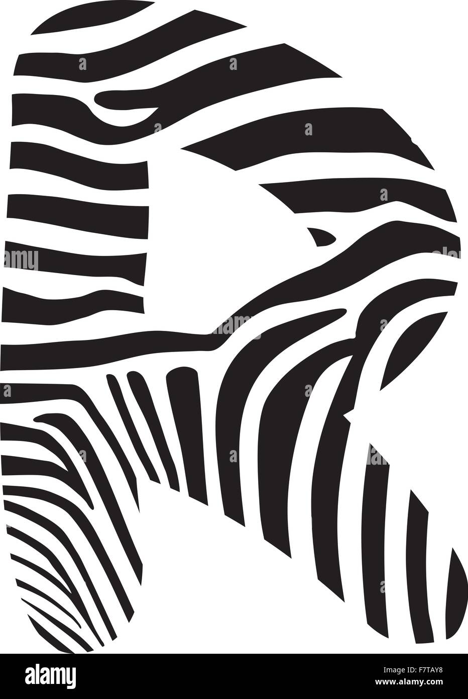 Font zebra, letter R Stock Vector Image & Art - Alamy