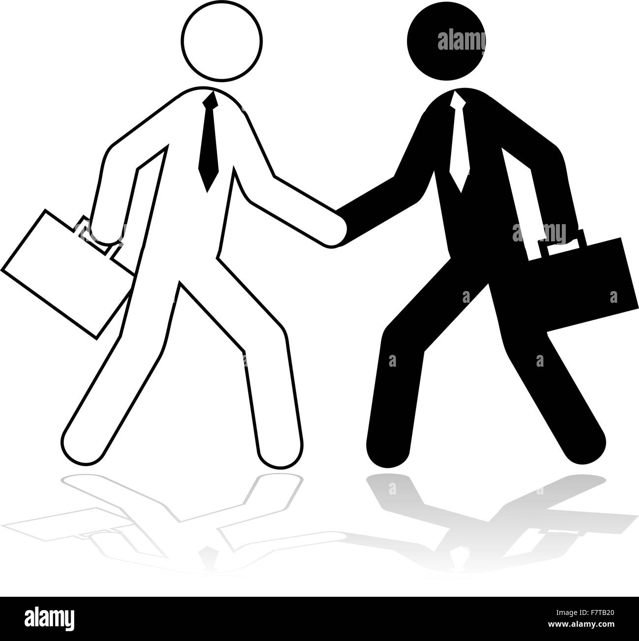 Business deal Stock Vector Images - Alamy