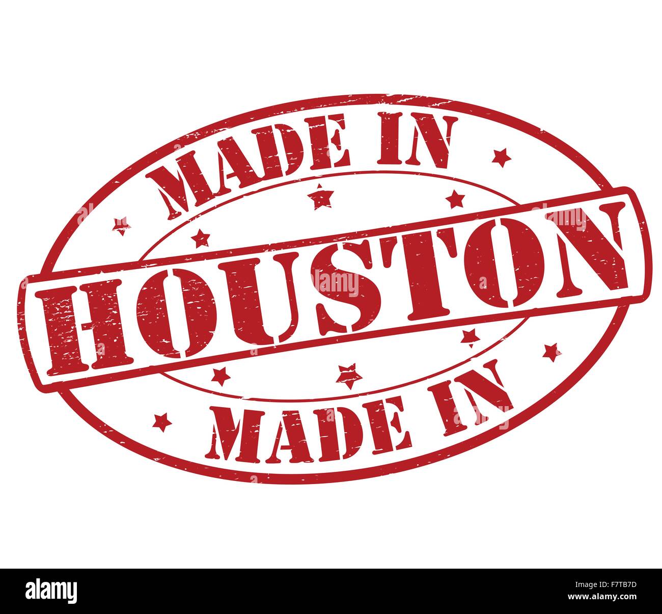 Made in Houston Stock Vector Image & Art - Alamy