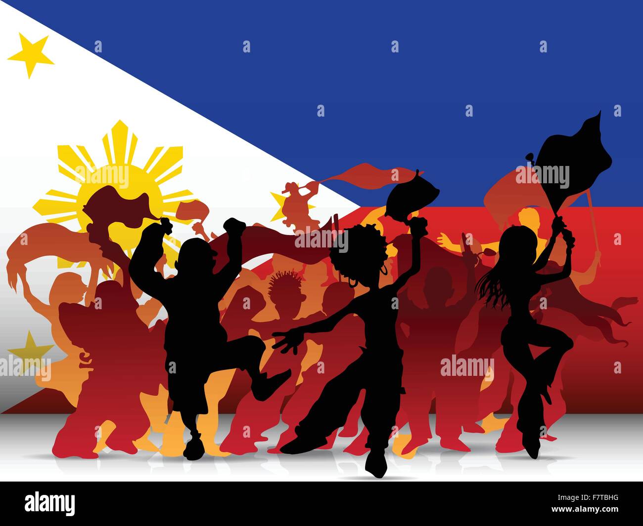 Filipino people, flag Stock Vector Images - Alamy