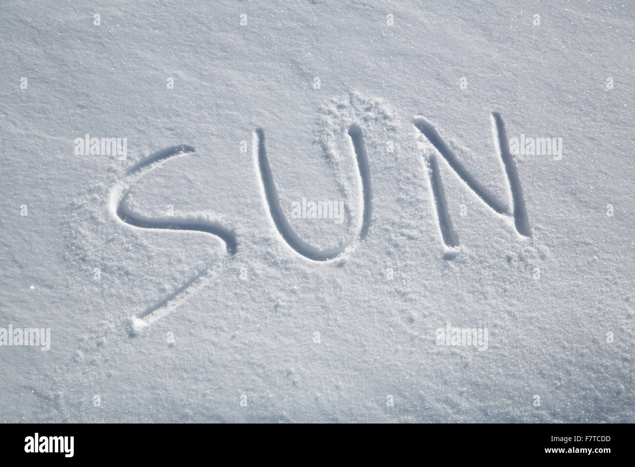 Sun written hi-res stock photography and images - Alamy