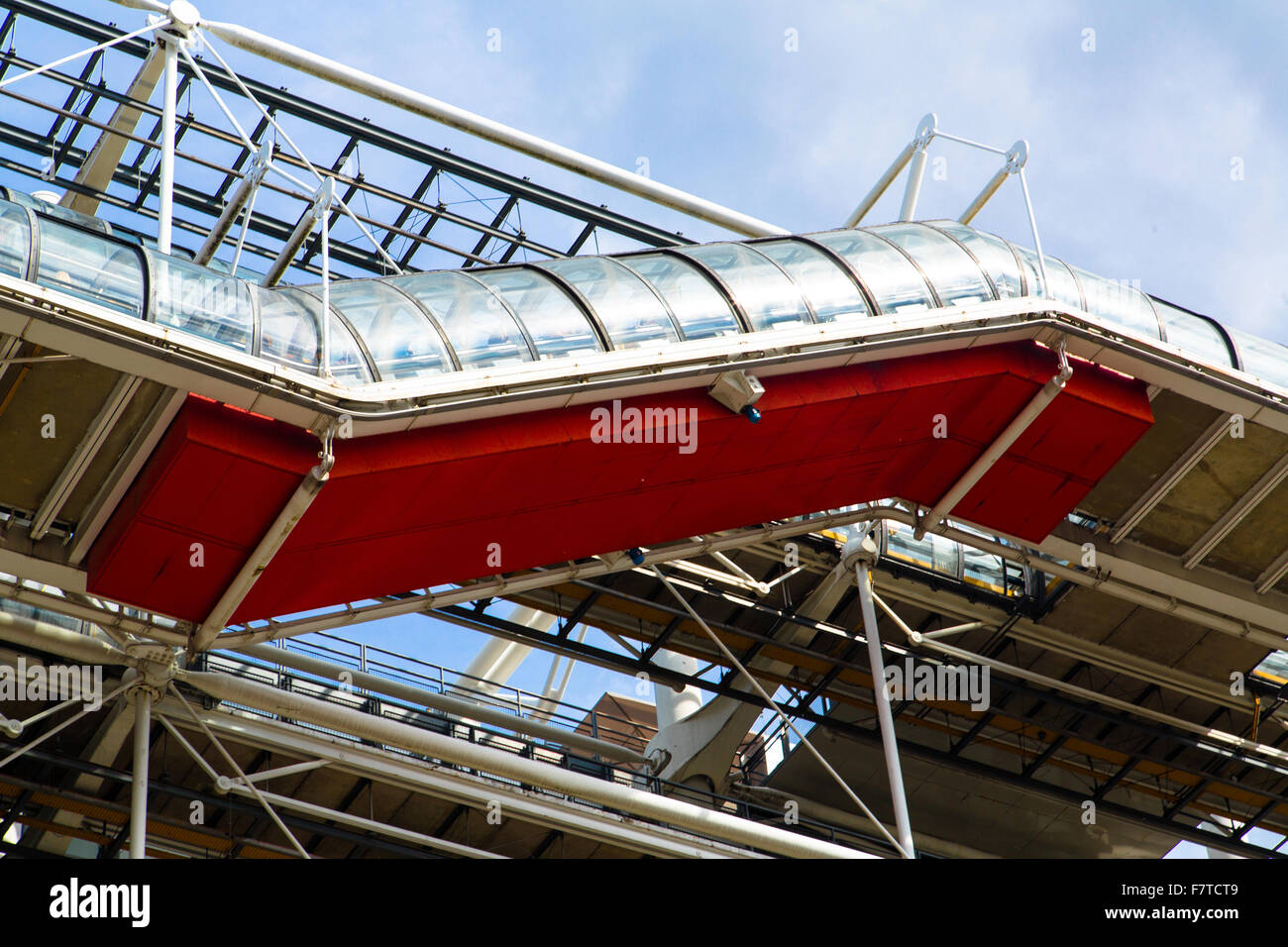 The Centre Pompidou in Paris designed in the style of high-tech ...