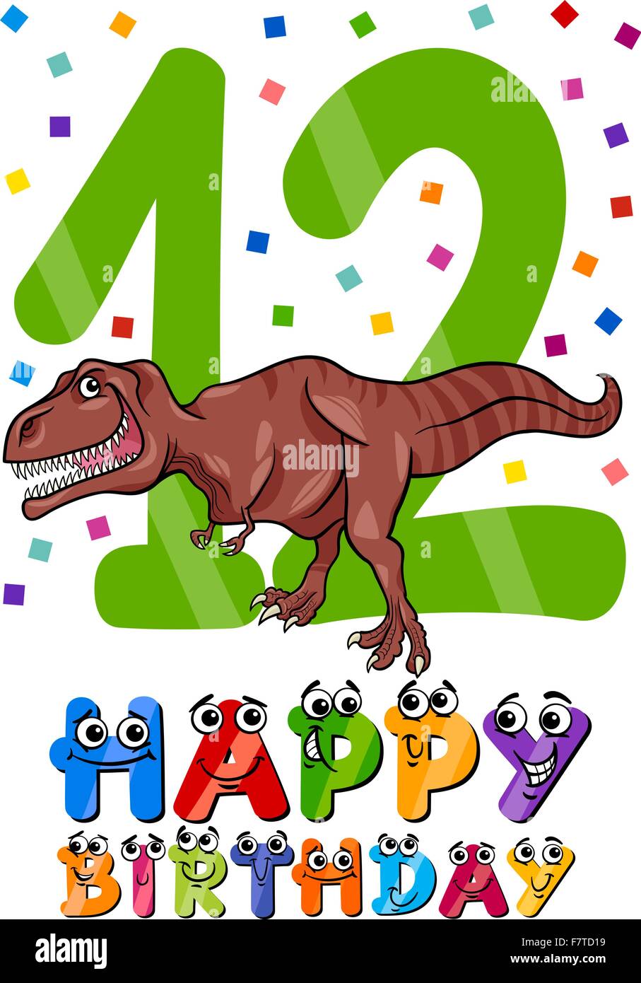 Number 12 Twelve Stock Vector Images - Alamy