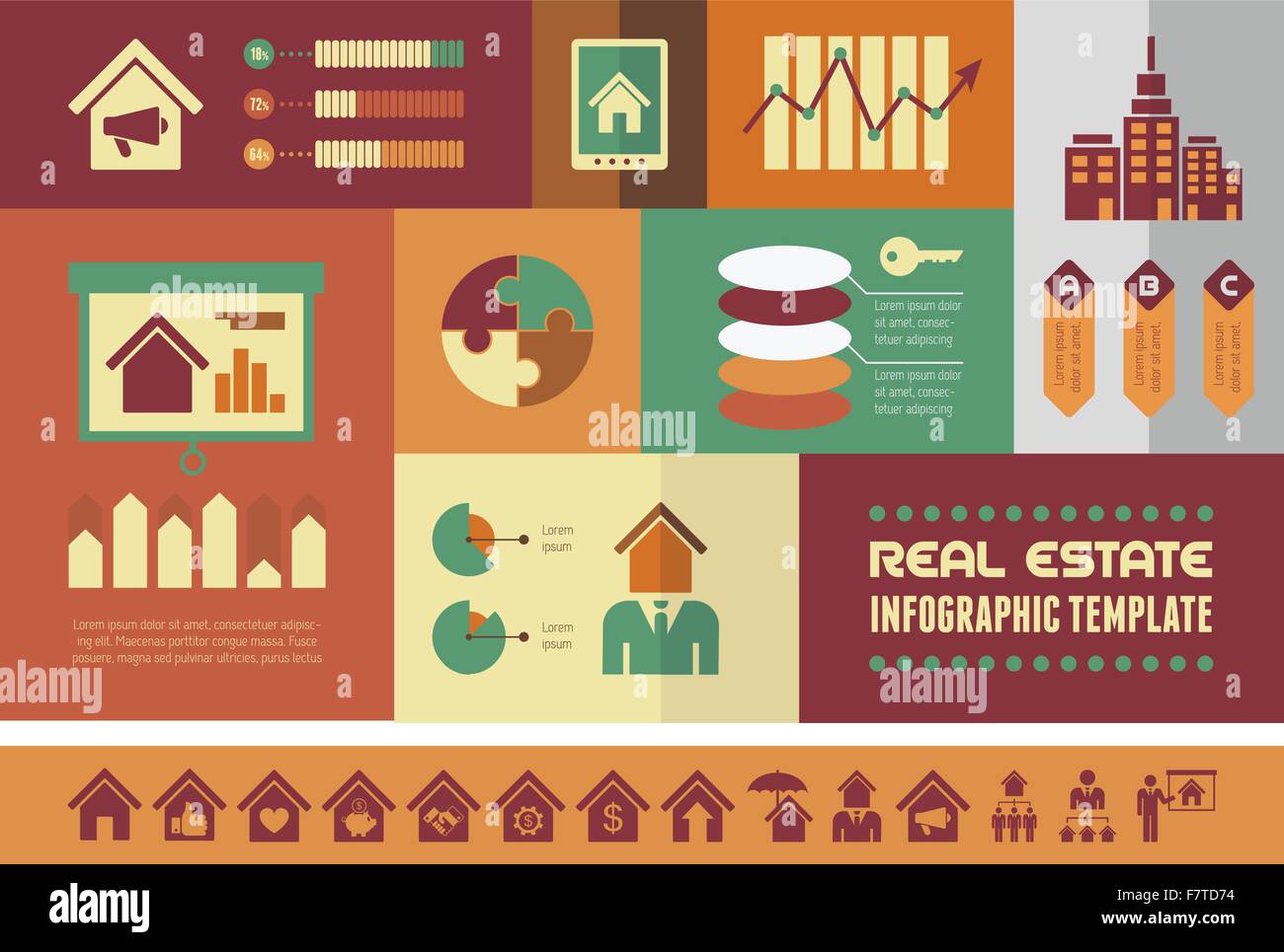 Real Estate Infographics Stock Vector Image & Art - Alamy