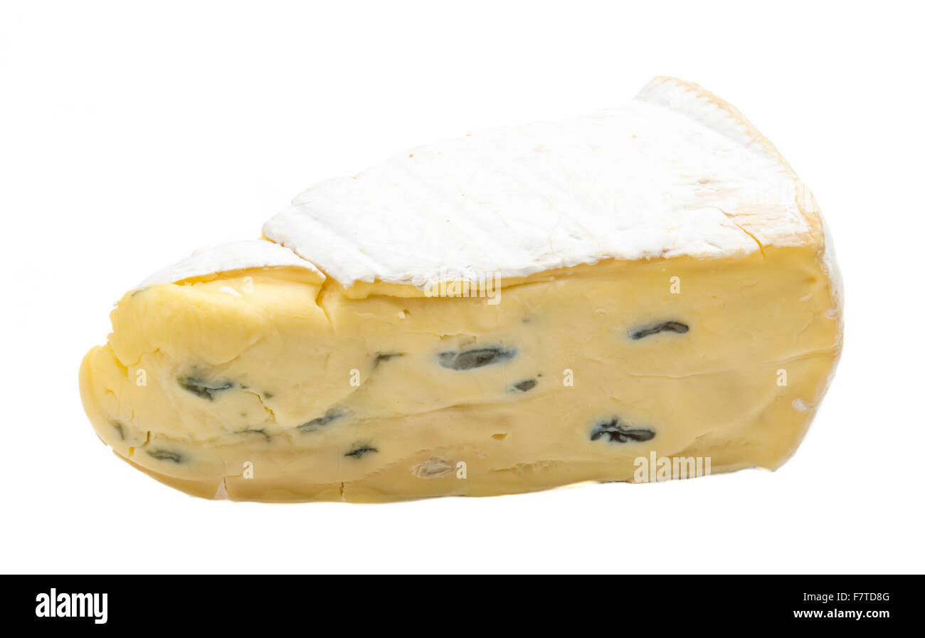 Blue brie cheese Stock Photo - Alamy
