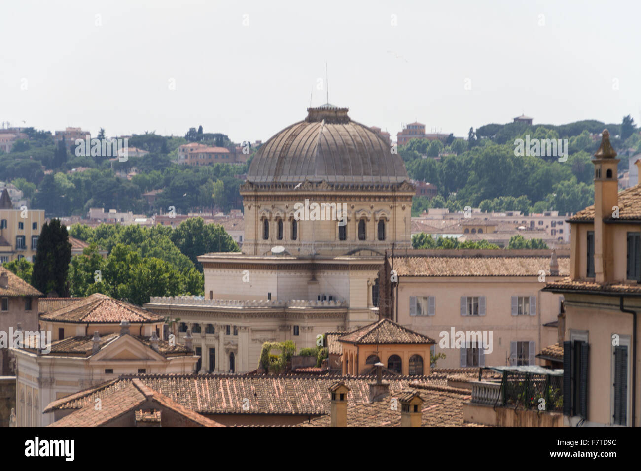 Synagogue and the Jewish ghetto at Rome, Italy Stock Photo - Alamy
