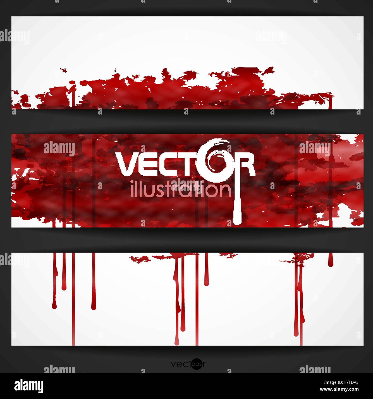 Paint drop blood bloody Stock Vector Images - Alamy