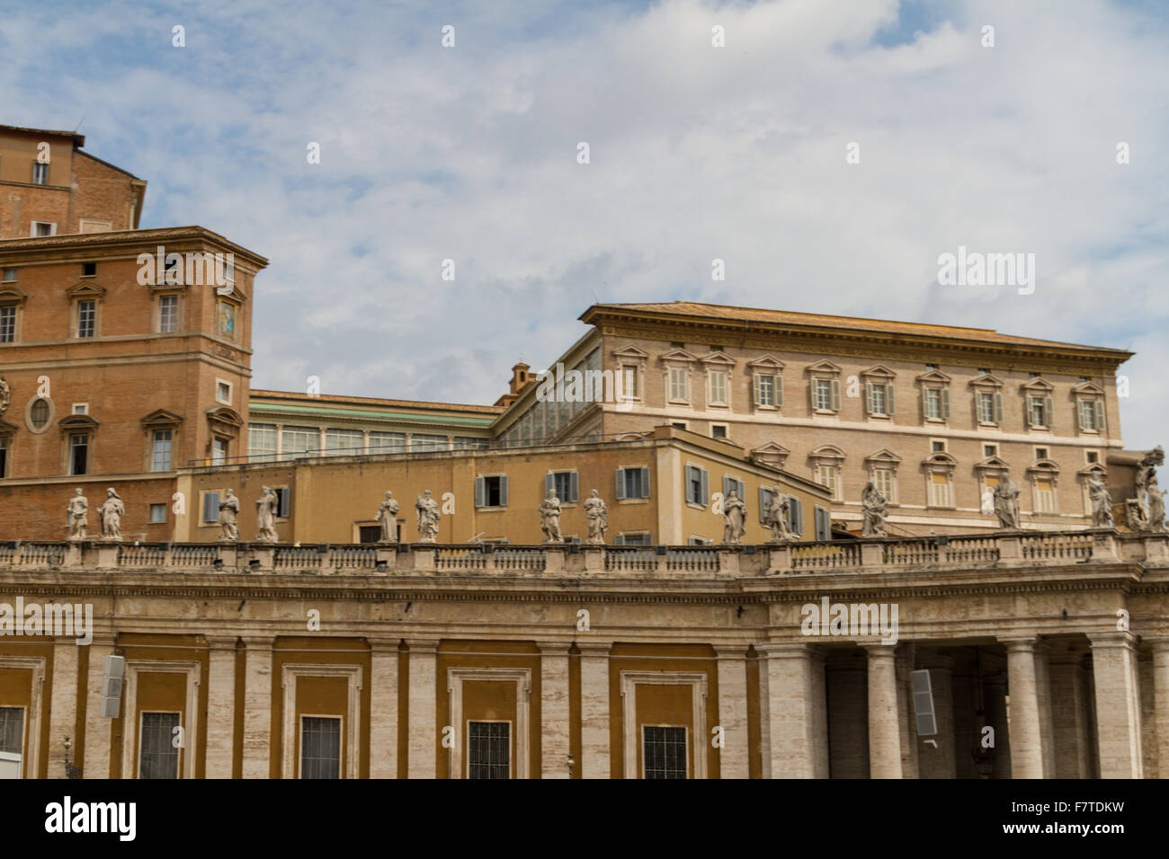Buildings in Vatican, the Holy See within Rome, Italy. Part of Saint ...