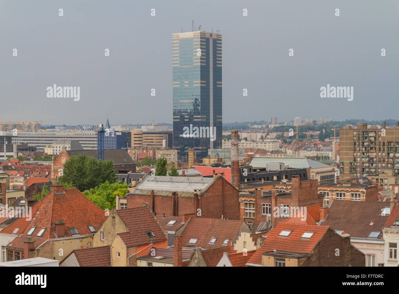 Brussels city view Stock Photo - Alamy
