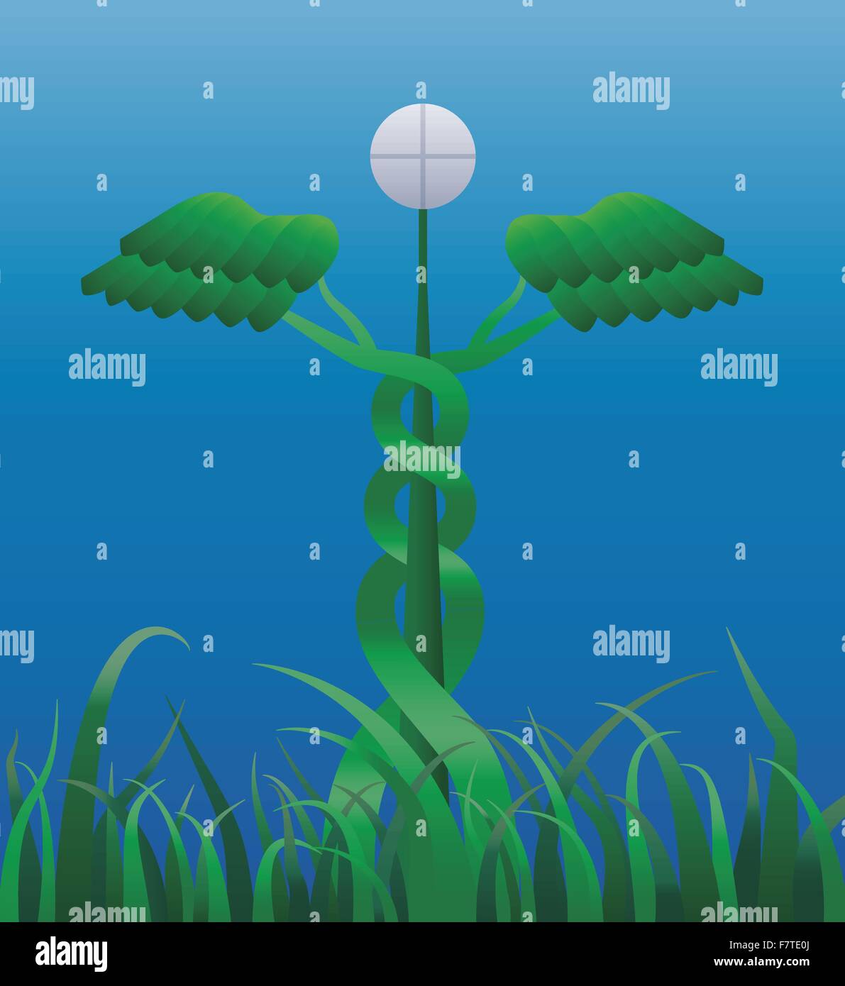 Medicine with plants Stock Vector Images - Alamy