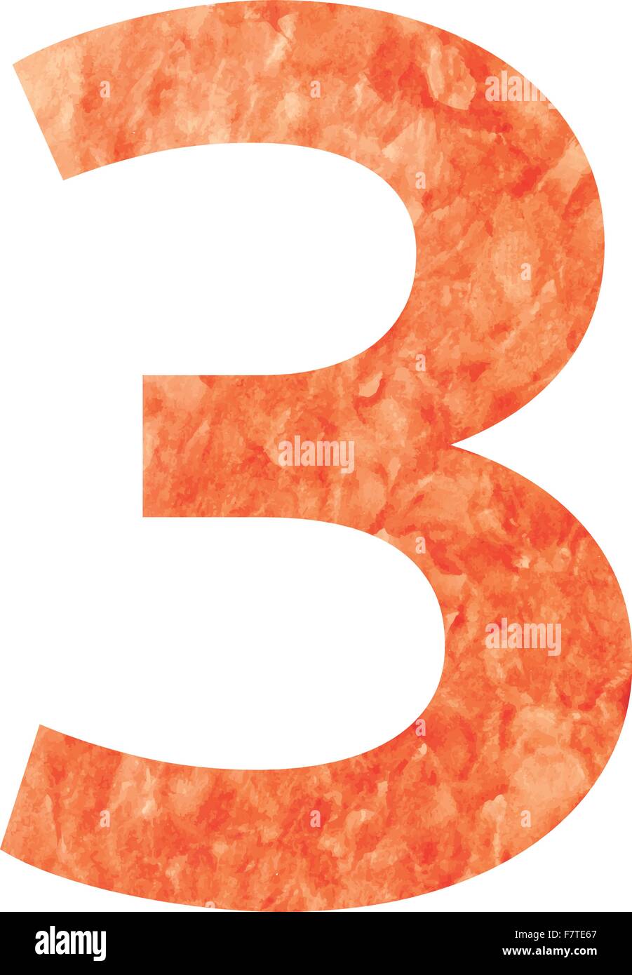 3 number Stock Vector Images - Alamy