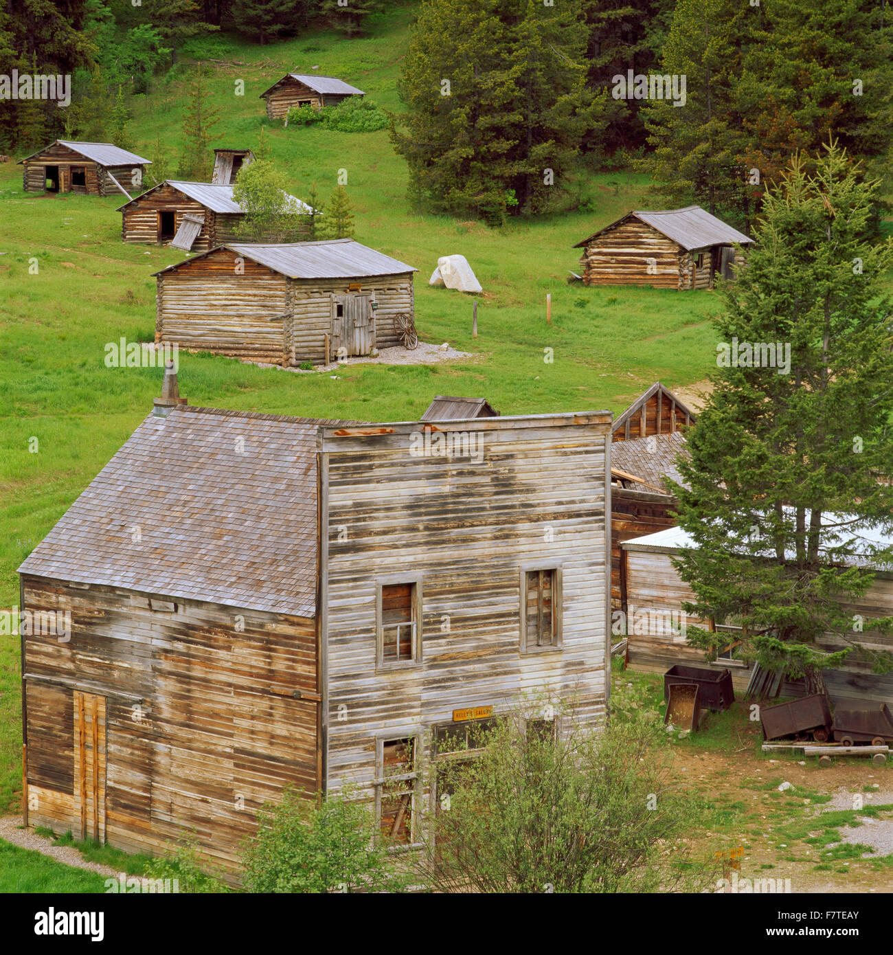 garnet ghost town in the garnet range near drummond, montana Stock ...