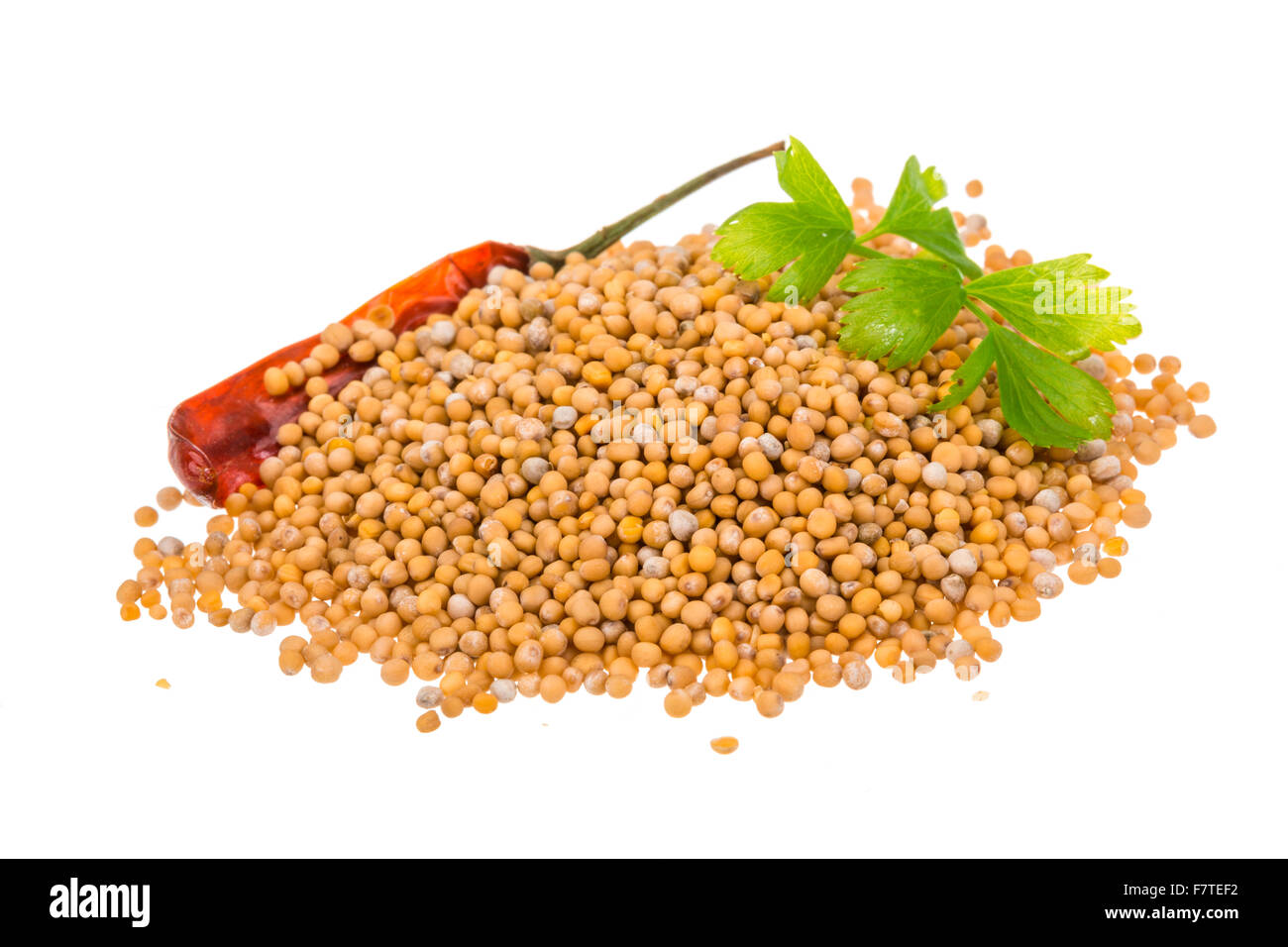 Mustard seeds with pepper Stock Photo - Alamy