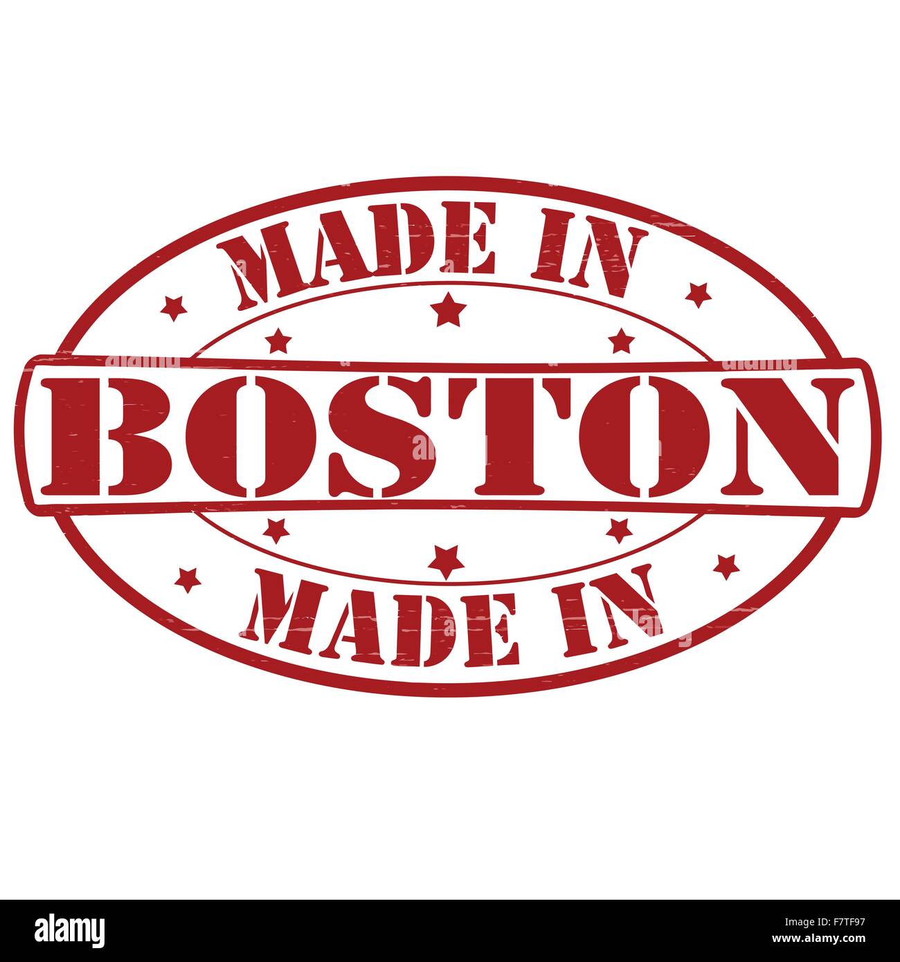 Made in boston Stock Vector Images - Alamy