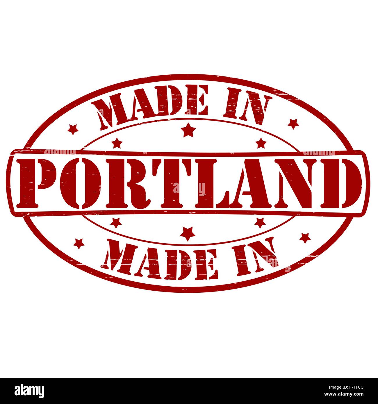 Made in Portland Stock Vector Image & Art - Alamy