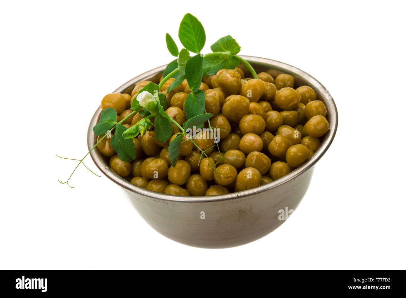 Marinated green peas with branch Stock Photo - Alamy