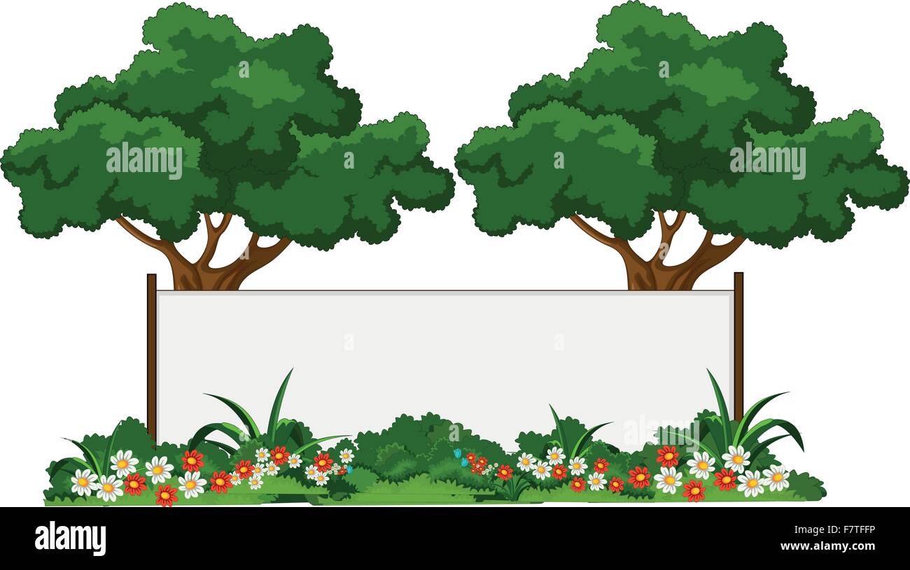 Various garden park landscape Stock Vector Images - Alamy