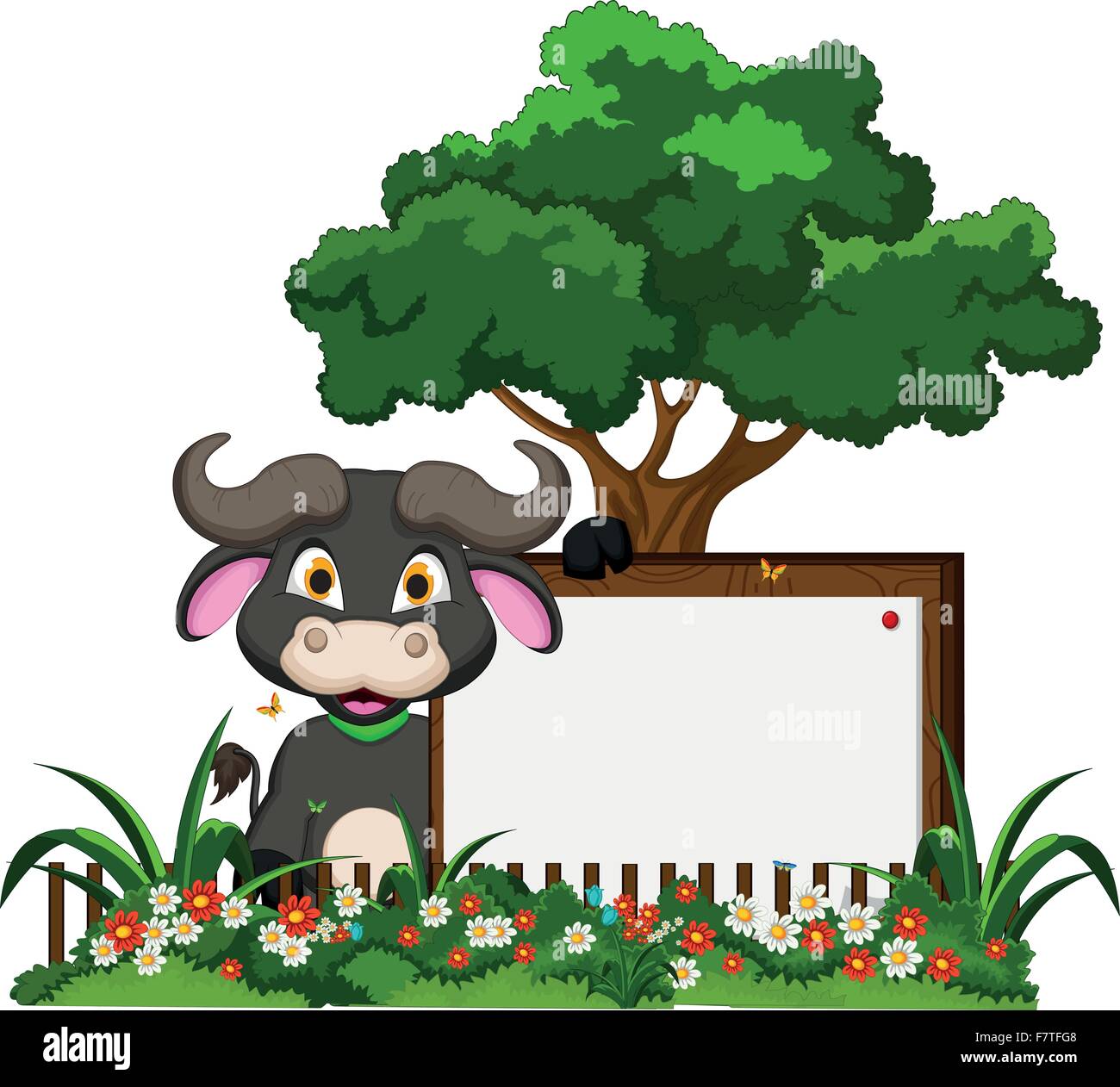 Cartoon buffalo hi-res stock photography and images - Alamy