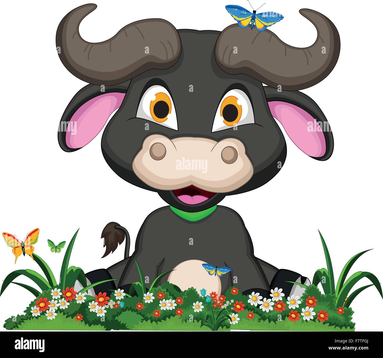 Cartoon buffalo hi-res stock photography and images - Alamy