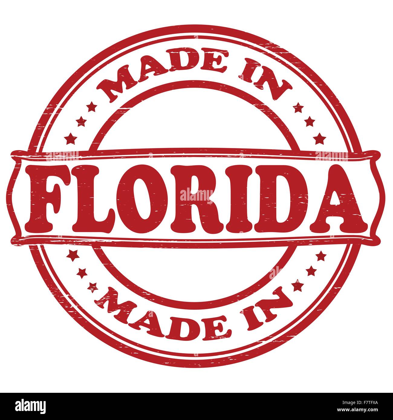 Florida stamp Stock Vector Images - Alamy