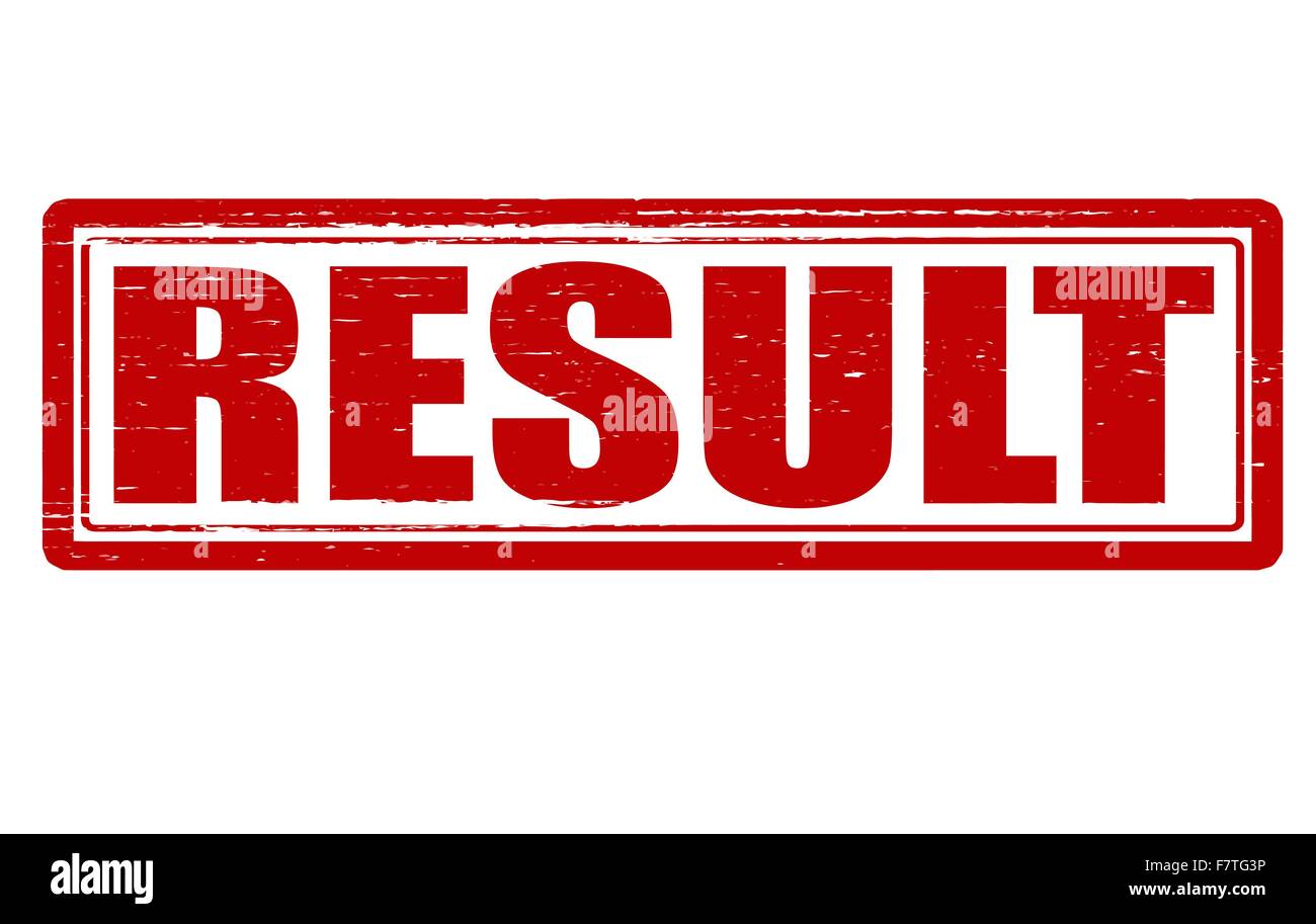 Red result Stock Vector Images - Alamy