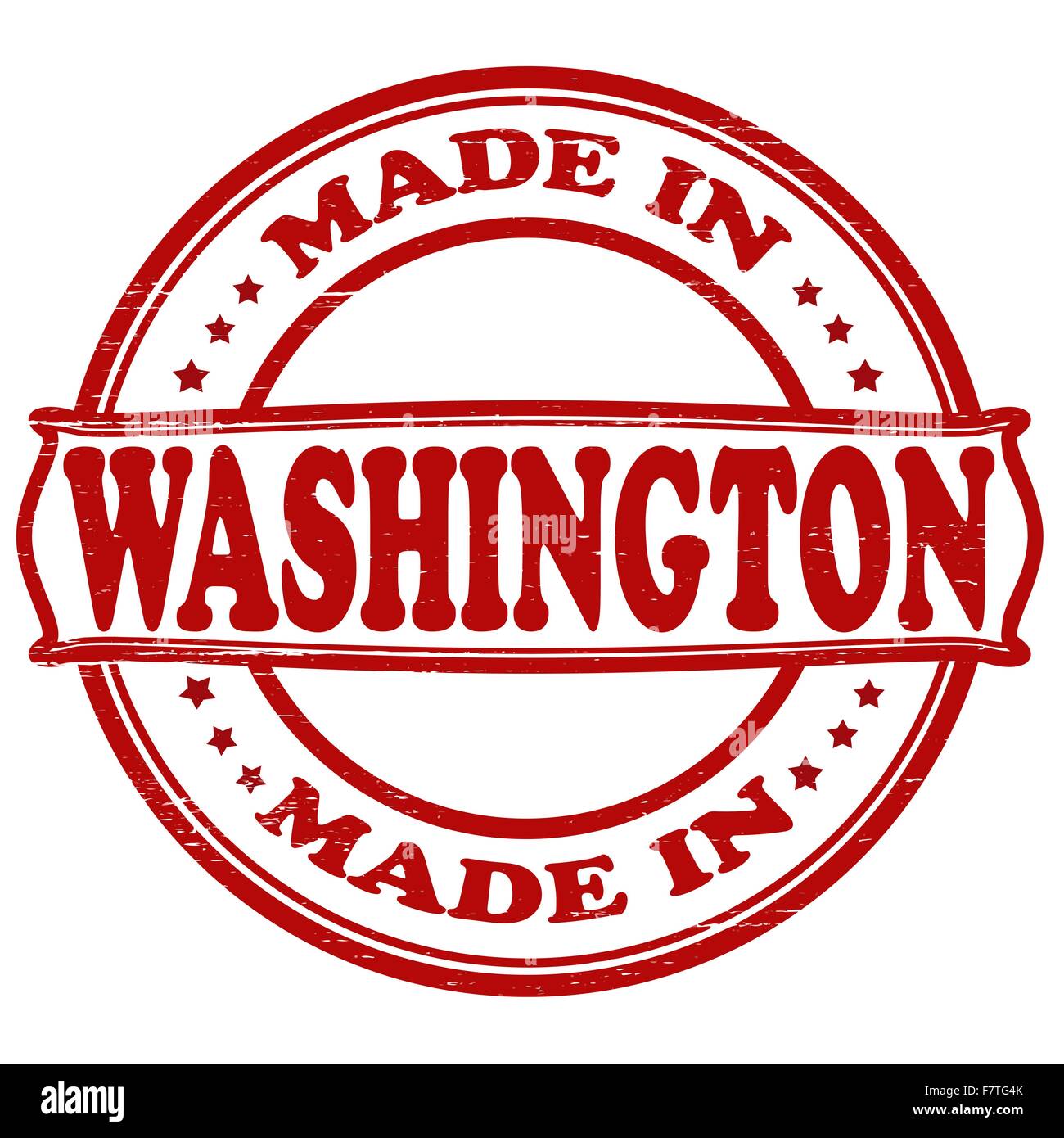 Made in Washington Stock Vector Image & Art - Alamy