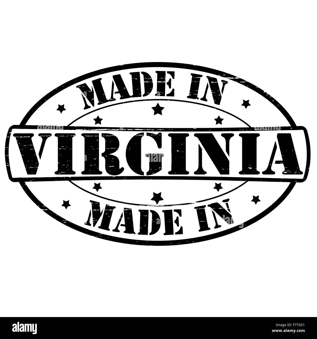 Made in Virginia Stock Vector Image & Art - Alamy