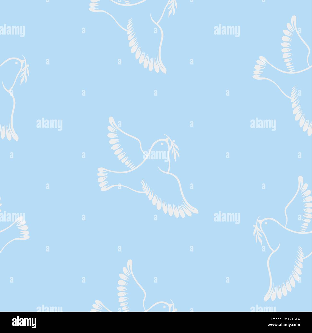 Floral peace pattern Stock Vector Images - Alamy