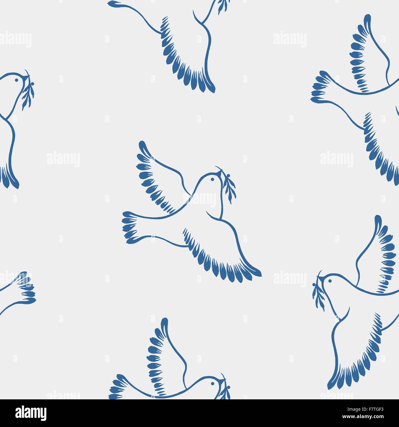Dove pattern fabric hi-res stock photography and images - Alamy