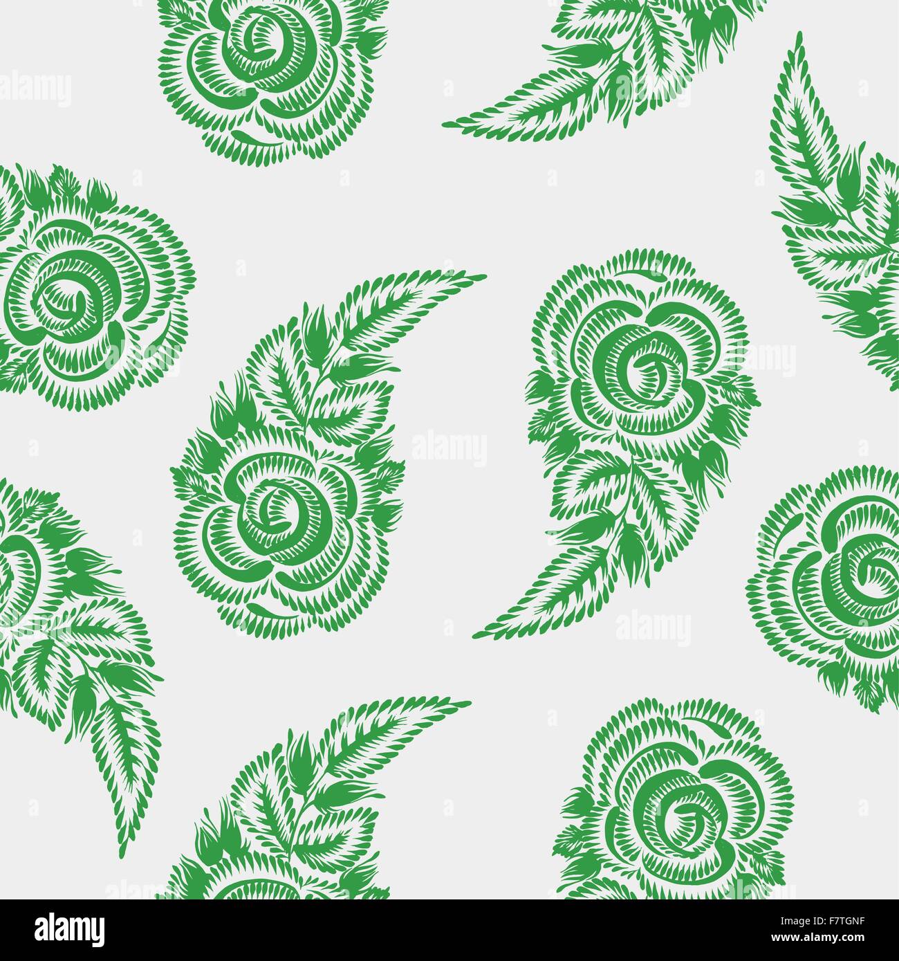Seamless Pattern Paisley Stock Vector Image And Art Alamy