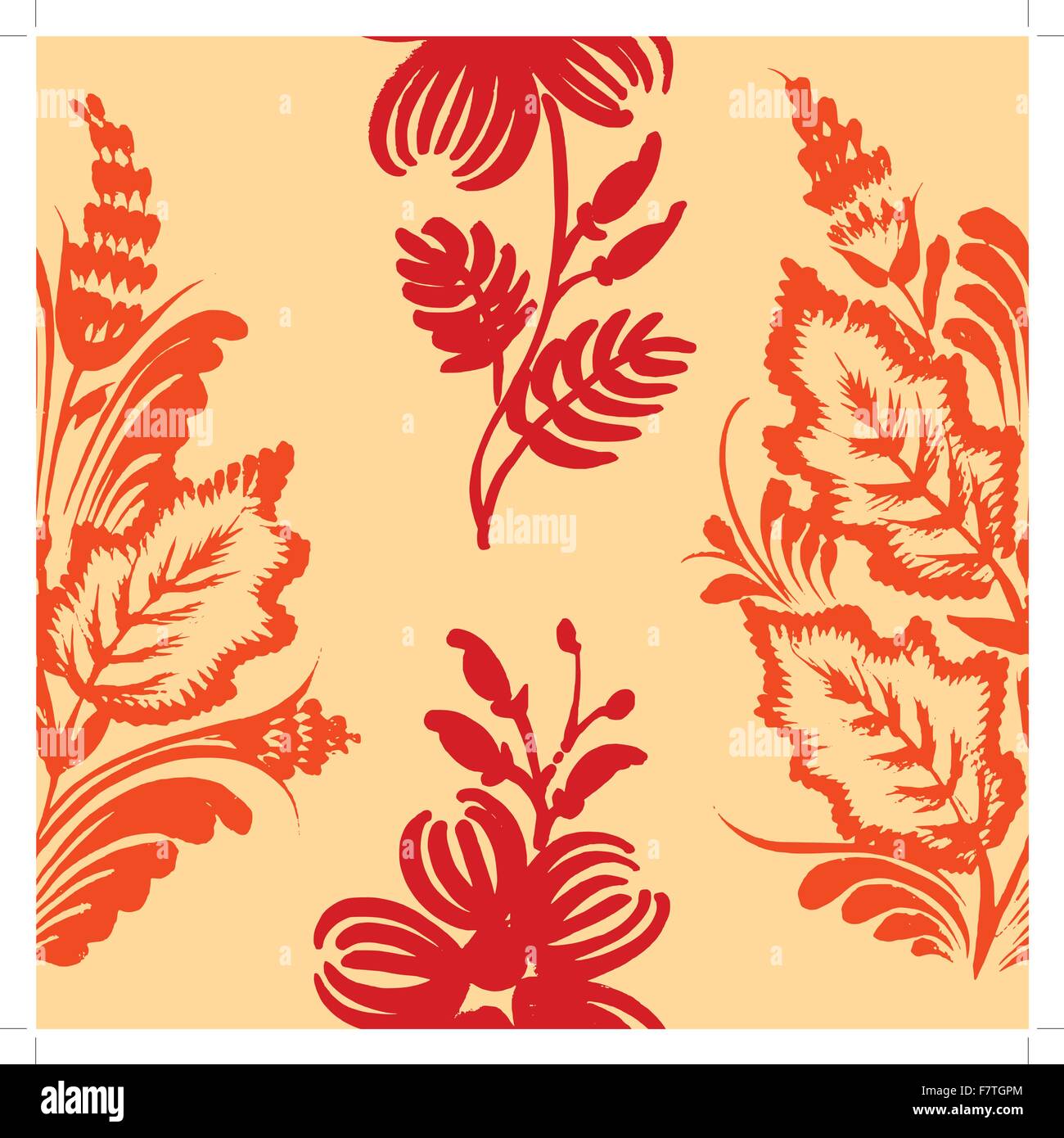 Seamless floral pattern Stock Vector Image & Art - Alamy