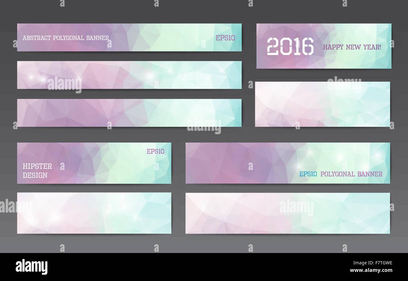 Abstract banner templates Stock Vector Image & Art - Alamy