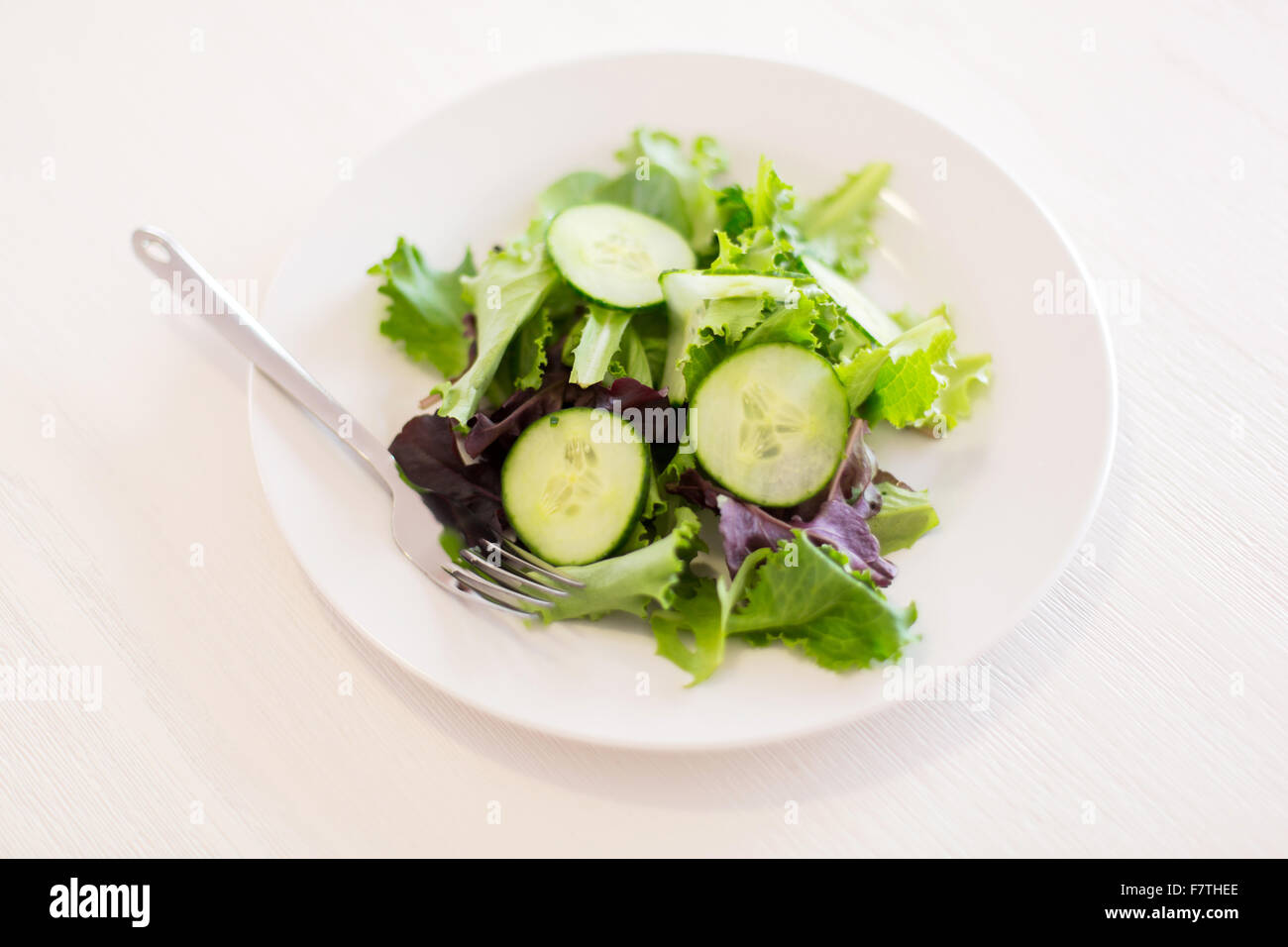overhead view of vegetable salad Stock Photo - Alamy