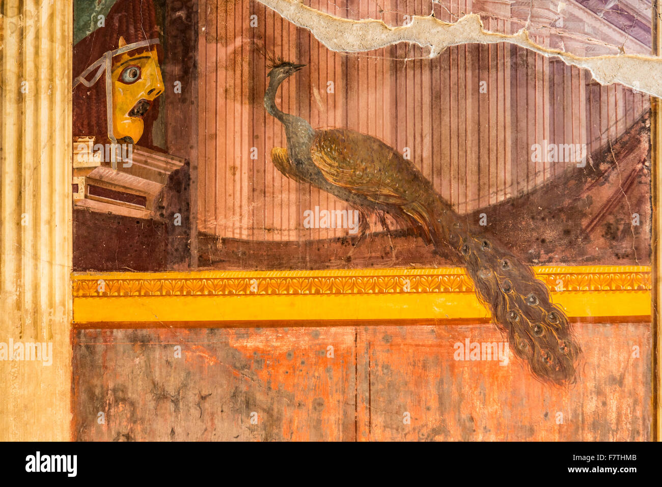 Ancient roman fresco Stock Photo - Alamy