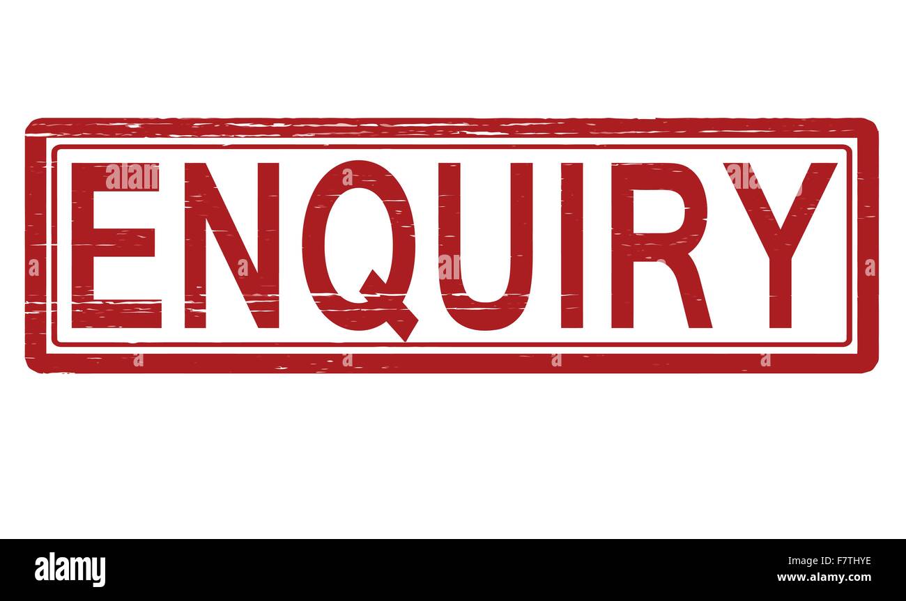 Enquiry Stock Vector Images - Alamy