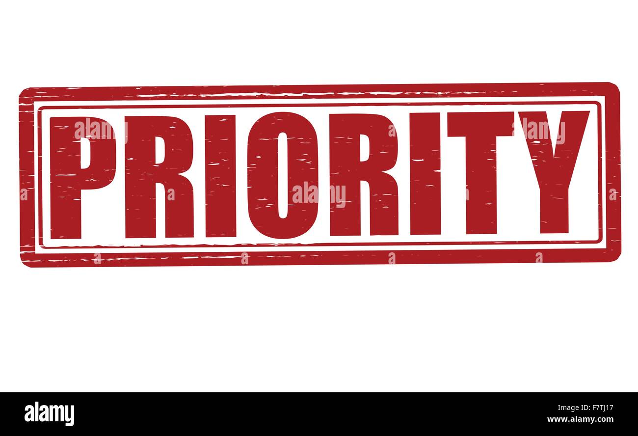 Rubber stamp priority Stock Vector Images - Alamy