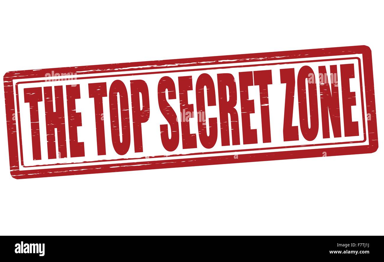 The top secret zone Stock Vector Image & Art - Alamy