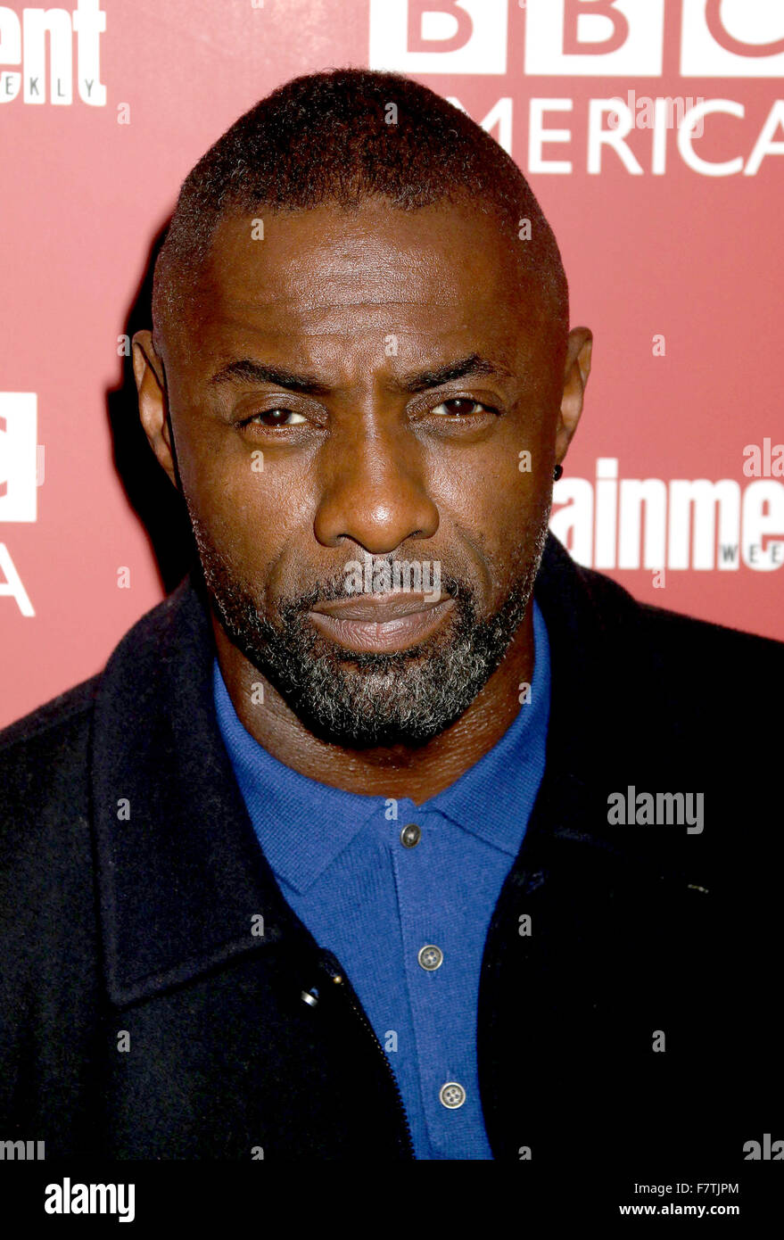 New York, USA. 2nd Dec, 2015. Actor IDRIS ELBA attends the BBC America ...