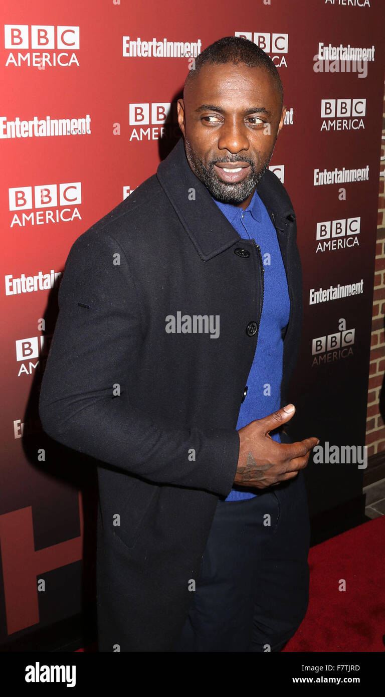 New York, USA. 2nd Dec, 2015. Actor IDRIS ELBA attends the BBC America ...