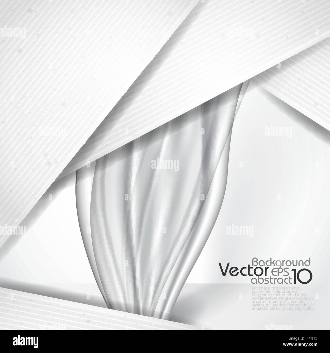 Abstract Background With White Paper Layers Stock Vector Image & Art ...