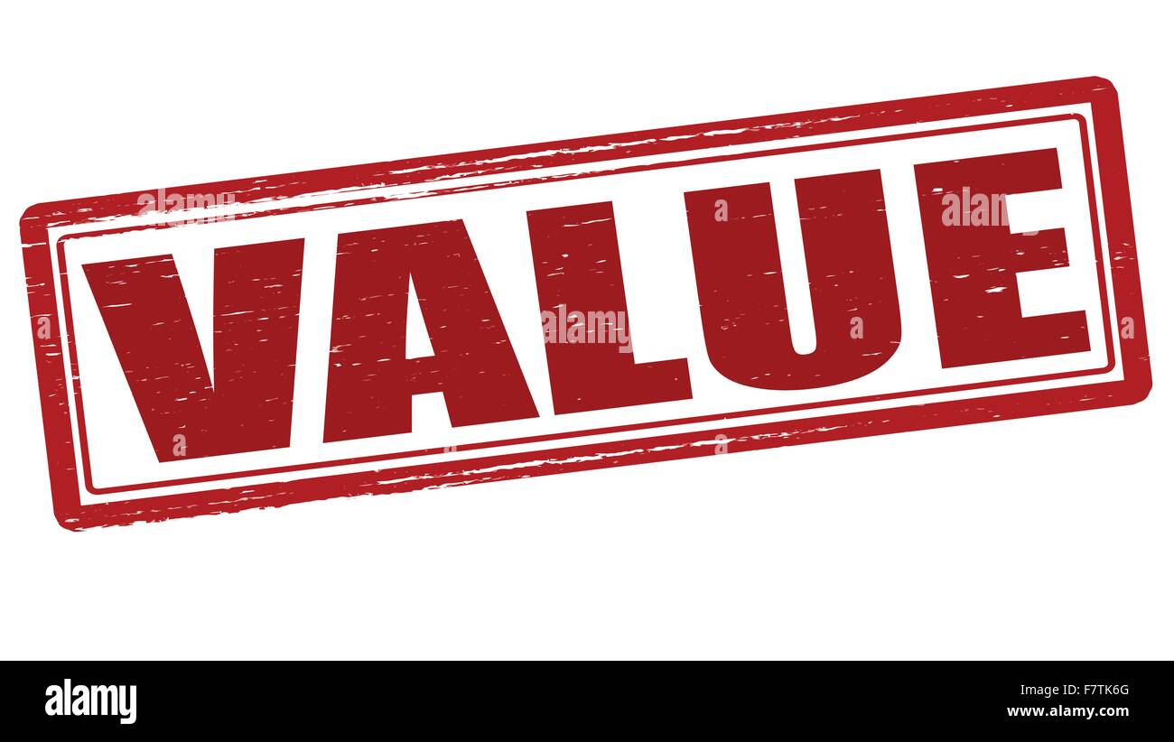 Value worth Stock Vector Images - Alamy