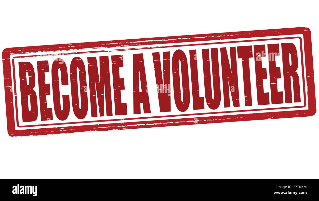 Become a Volunteer Stock Vector Image & Art - Alamy