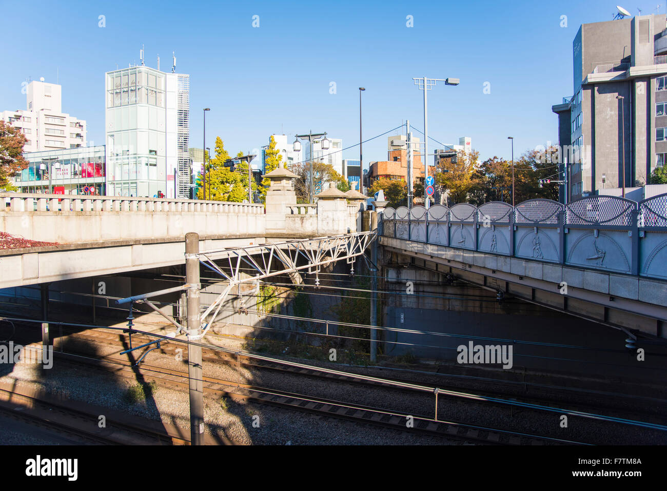 Gorinbashi Bridge and Jingubashi Bridge,Shibuya-Ku,Tokyo,Japan Stock ...