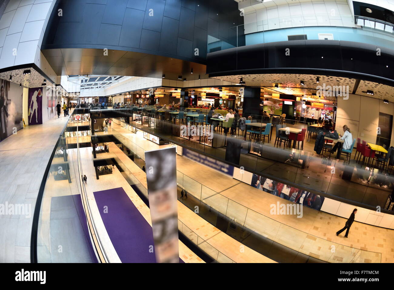 modern bright shopping mall indoor architecture Stock Photo - Alamy