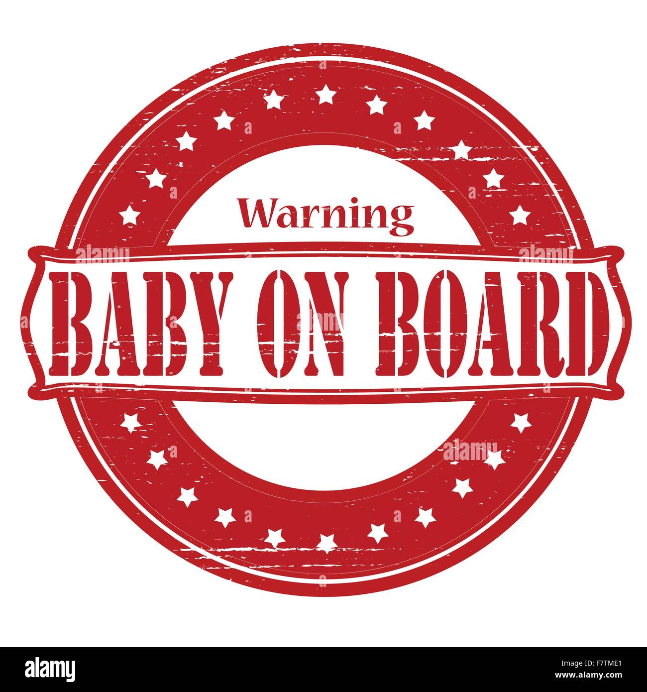 Baby on board Stock Vector Image & Art - Alamy