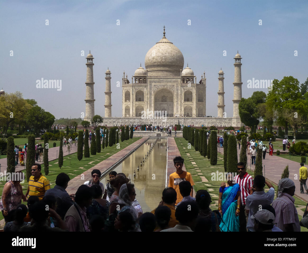taj mahal of shah jahan in agra india Stock Photo - Alamy