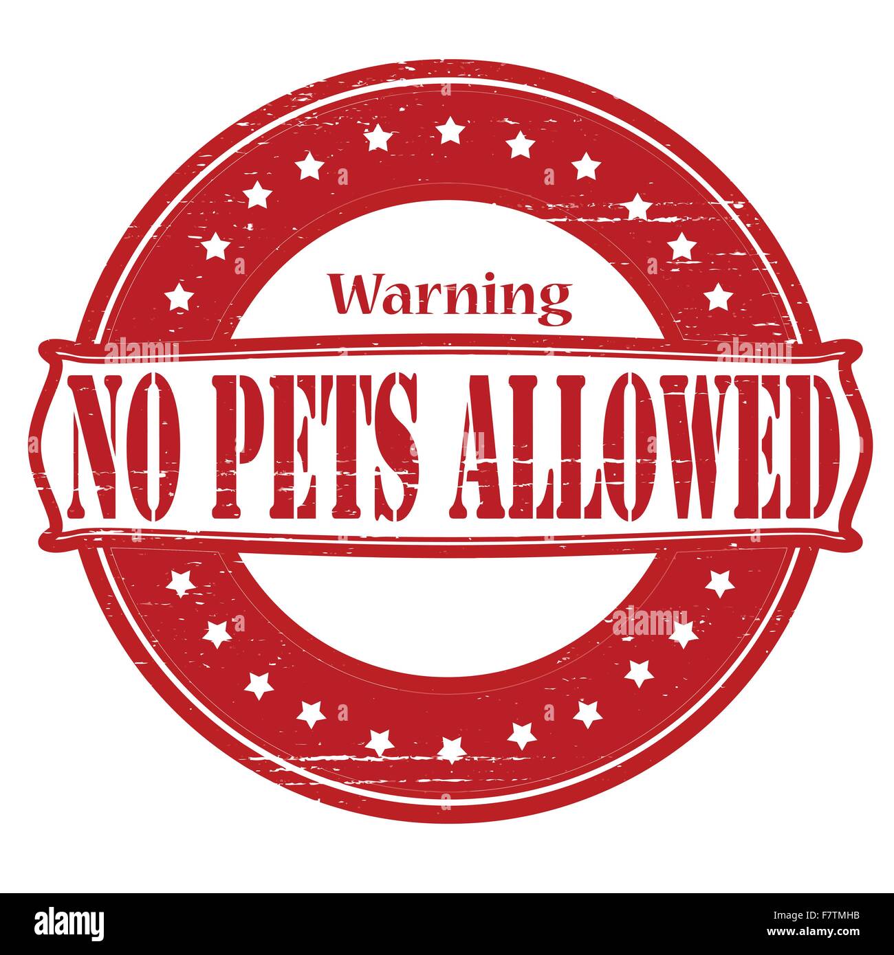 No pets allowed Stock Vector Image & Art - Alamy