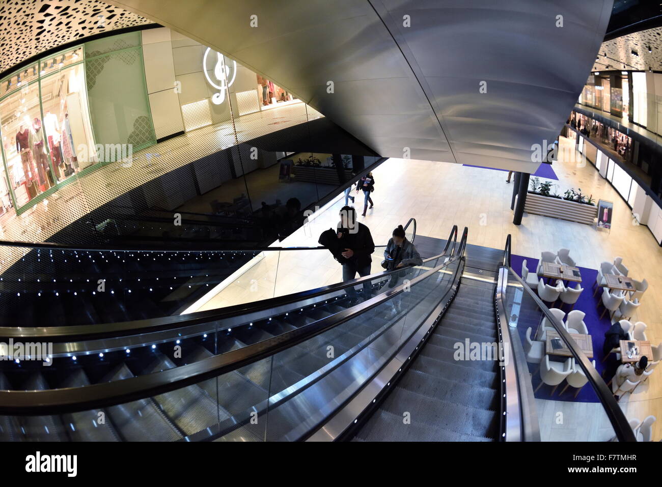 modern bright shopping mall indoor architecture Stock Photo - Alamy