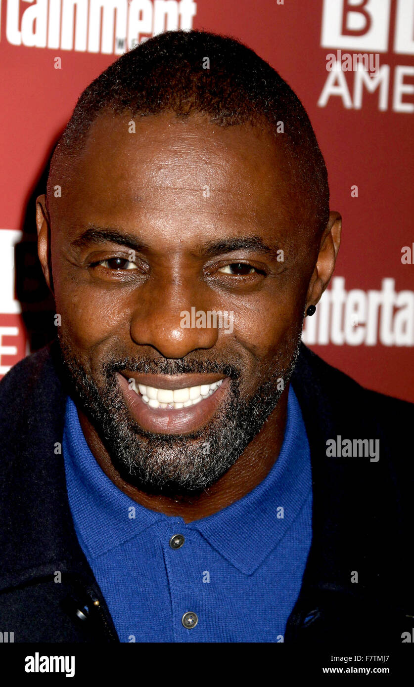 New York, USA. 2nd Dec, 2015. Actor IDRIS ELBA attends the BBC America ...