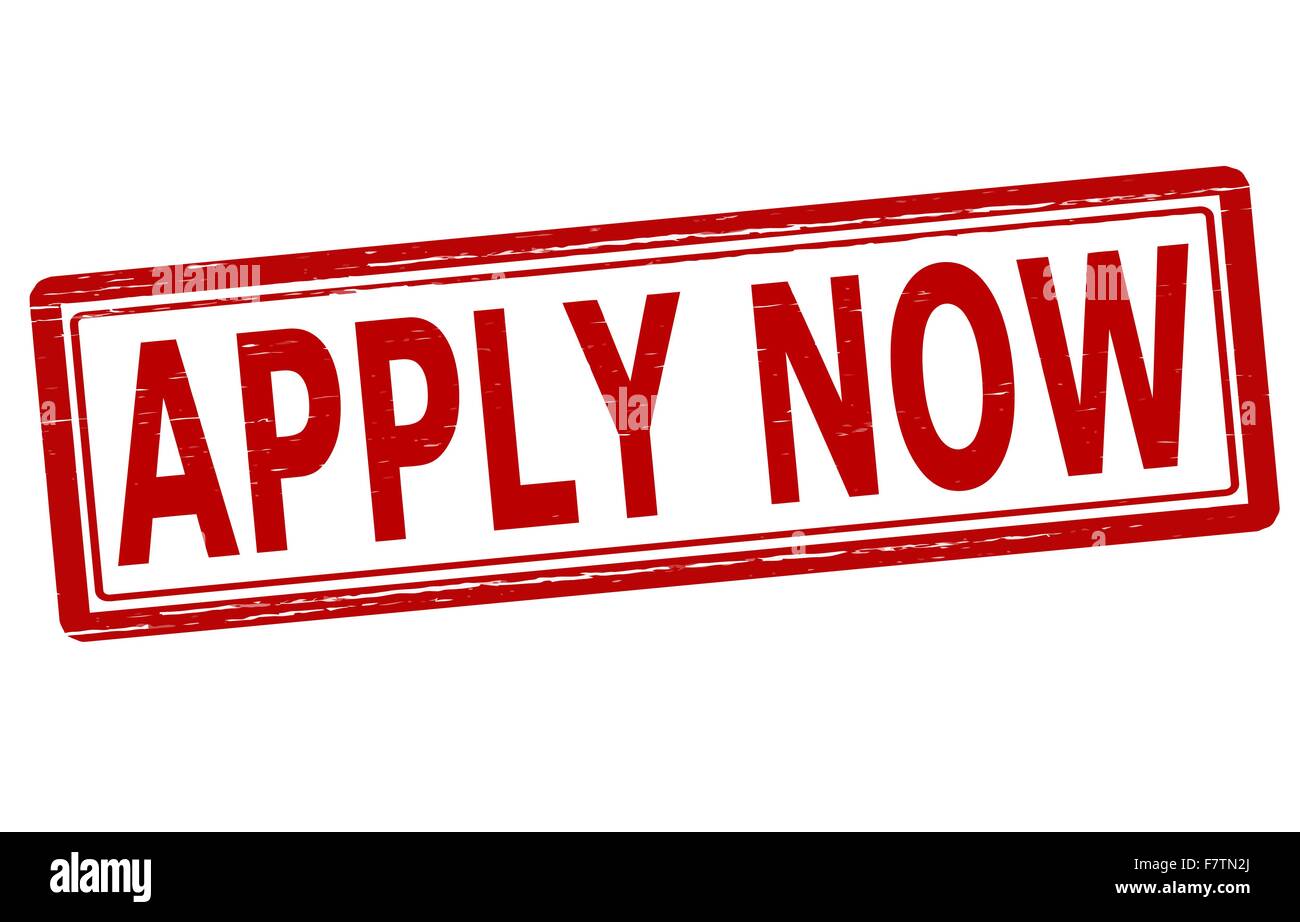 Apply now stamp hi-res stock photography and images - Alamy